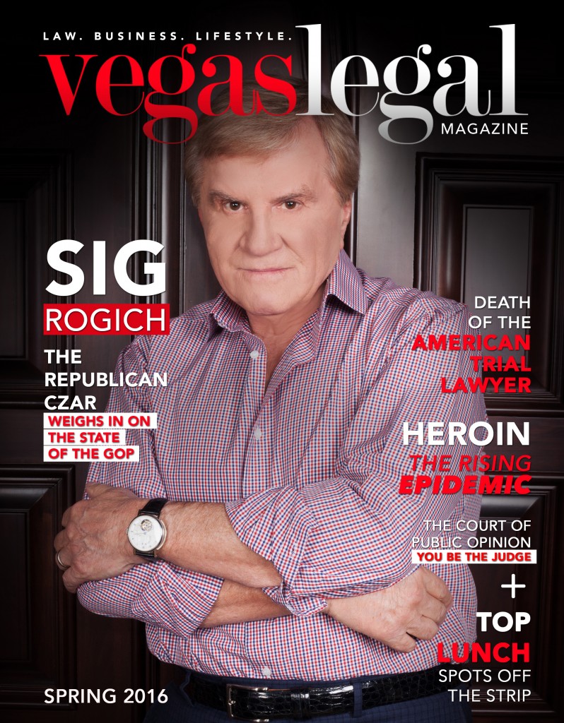 Republican Czar Sig Rogich | Vegas Legal Magazine
