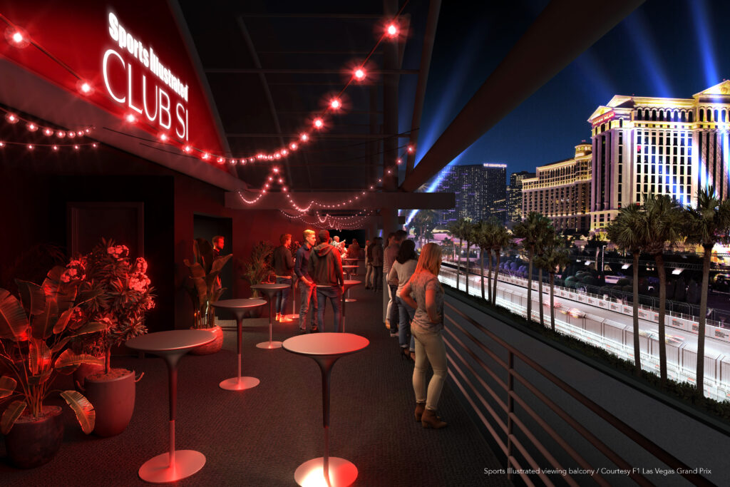 CLUB SI balcony with caption and credit | Vegas Legal Magazine